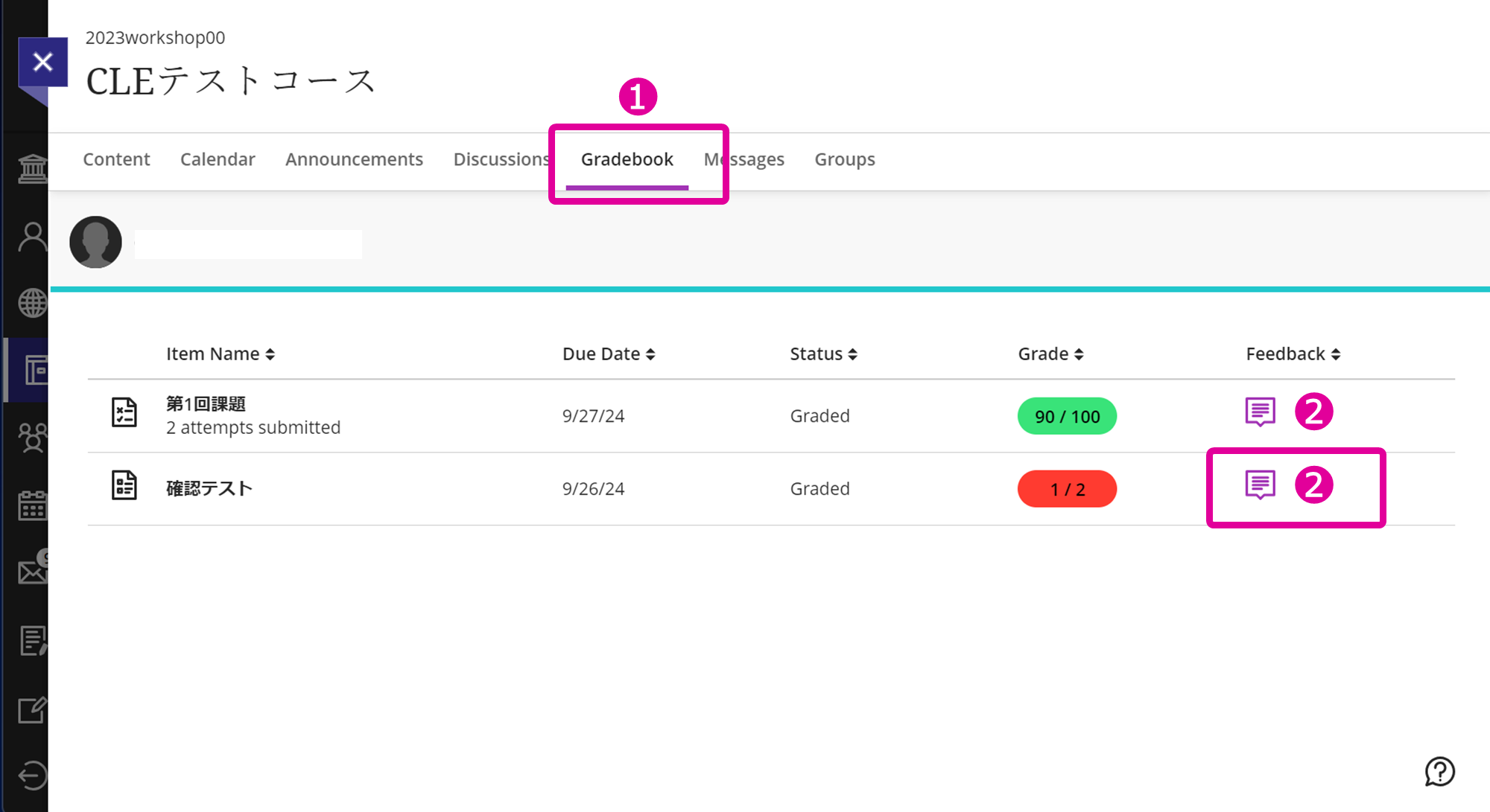 7. Check Grades – CLE Help Center